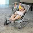 Ingenuity 2-in-1 Baby Bouncer and Rocker, Light Gray Tweed, Soothing ...