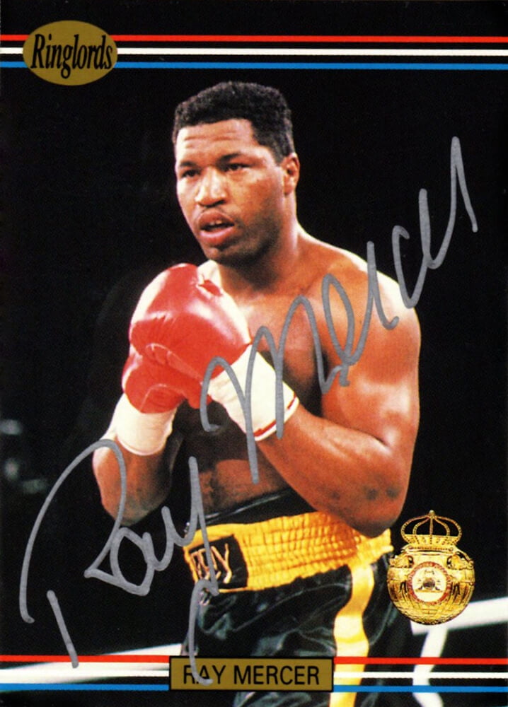 Ray Mercer Signed 1991 Ringlords Boxing Trading Card #13 - Walmart.com