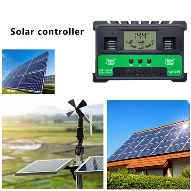 Peggybuy 12V24V Solar Controller Photovoltaic Power Generation ...