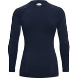 Under Armour HG Compression LS Tops NAVY LG - Walmart.com