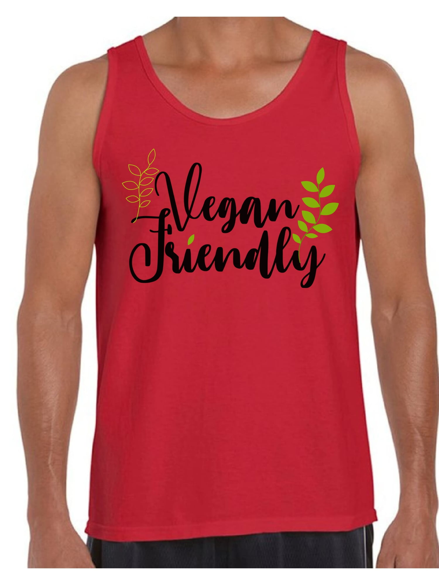 Awkward Styles Vegan Friendly Tank Top for Men Men's Shirts Vegetarian ...