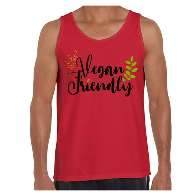 Awkward Styles Vegan Friendly Tank Top for Men Men's Shirts Vegetarian ...