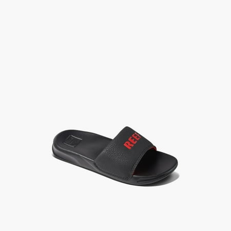 Reef Kids KIDS ONE SLIDE REEF BLACK/RED FLAT | Walmart Canada