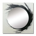 Designart "Indispensable Existence Monochrome Abstraction I" Abstract ...