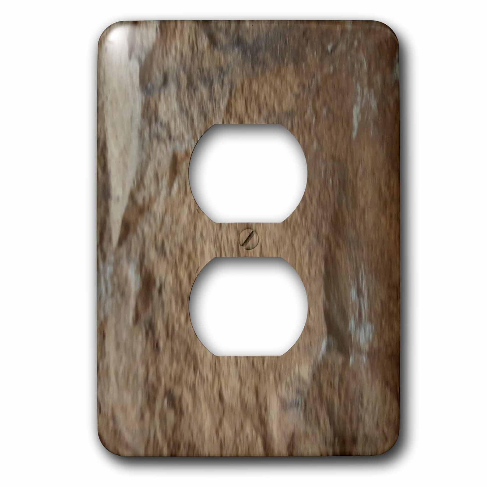 3dRose Rough Stone Photo - 2 Plug Outlet Cover (lsp_285267_6) - Walmart.com