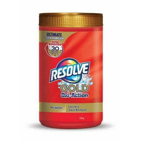 Resolve Gold Oxi-Action, Ultimate Laundry Stain Remover, In-Wash Powder ...