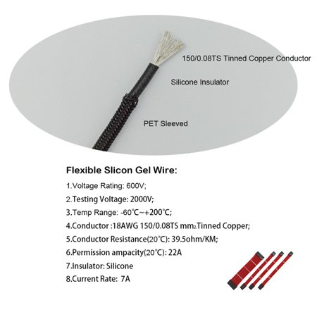 PSU Extension Cable Desktop Computer Power Supply PSU power Nylon Cord ...