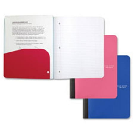 Mead MEA Composition Book with Pocket, 100 Shts 9.75 in. x 7.5 in., Ast ...