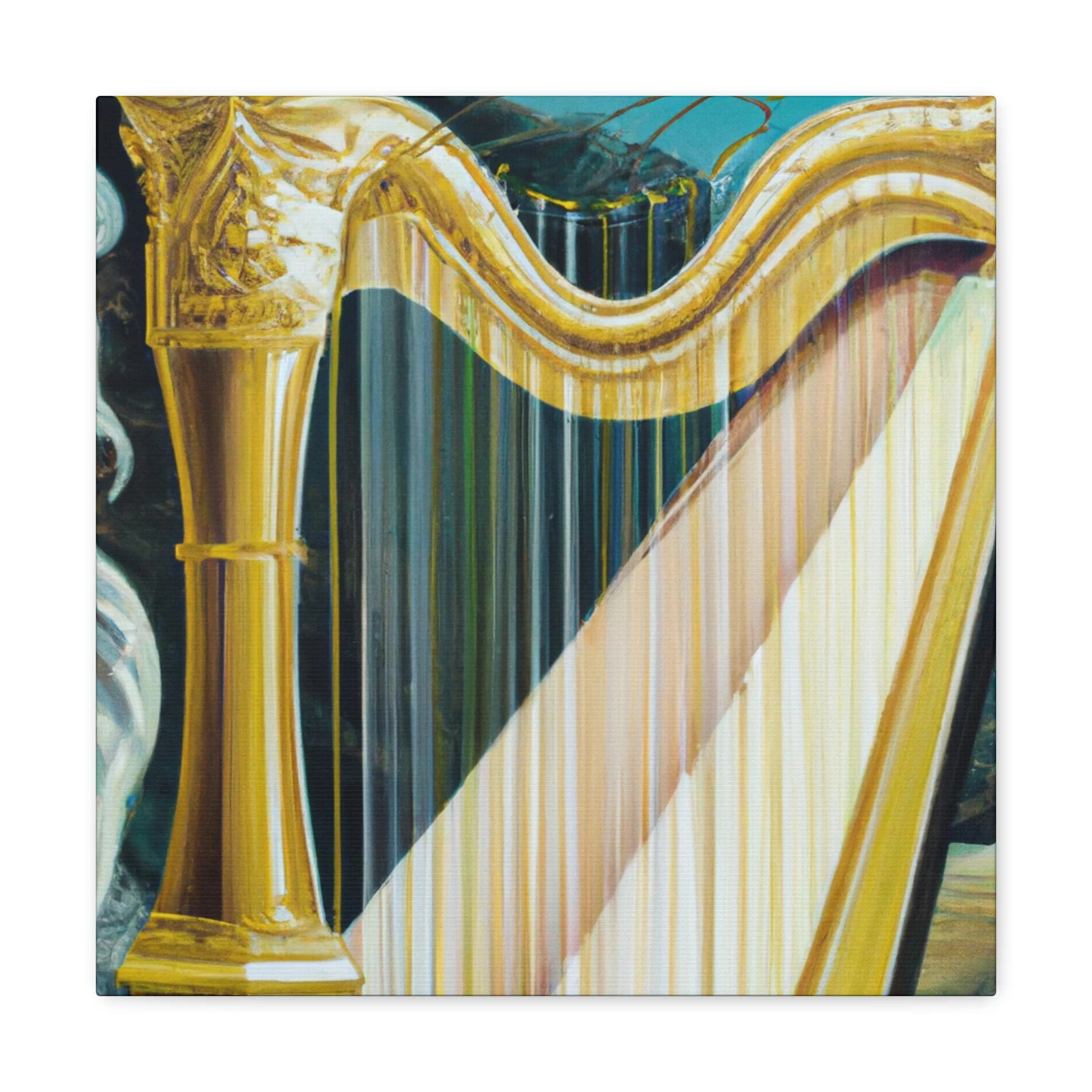 Harping on Neoclassicism - Canvas - Walmart.com