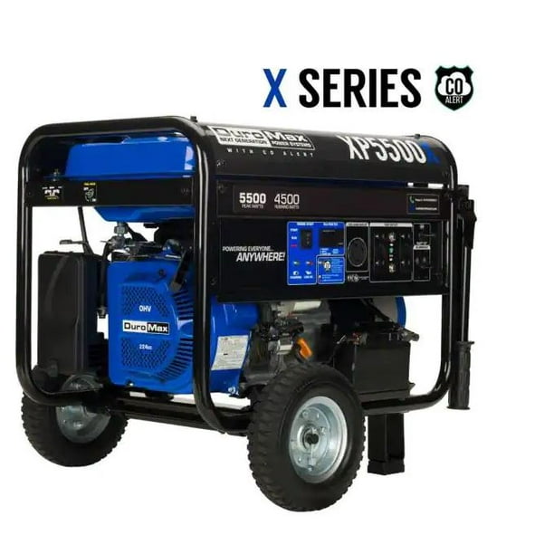 5,500-Watt/4,500-Watt 224 cc Electric Start Gas Powered Portable ...