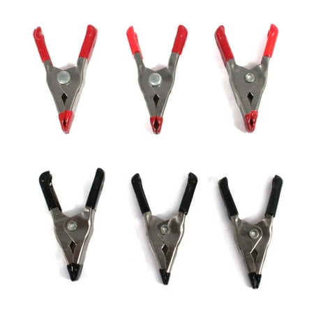 ToolTreaux 2 Inch Metal Spring Heavy Duty Clamps Set Rubber Tipped Grip ...