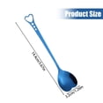 2 Pcs Sugar Spoon Stainless Steel Heart Spoons Coffee Spoons Dessert ...