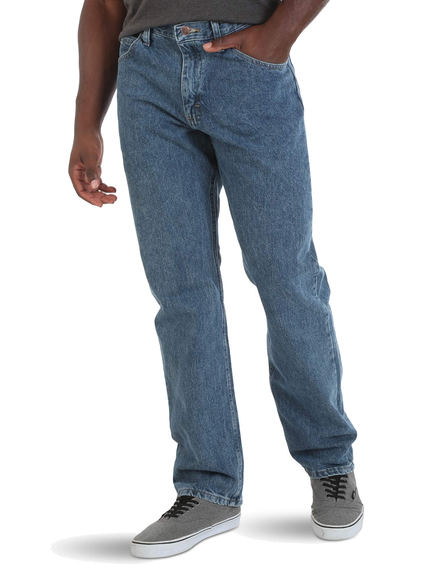 Wrangler Mens Jeans 34x36 Straight Leg Relaxed Fit Cotton 34 Wrangler Mens Jeans 34x36 Straight Leg Relaxed Fit Cotton 34
