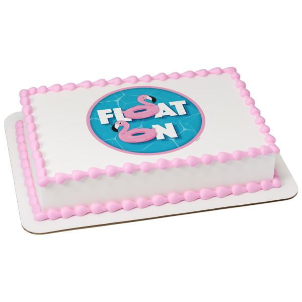 Float On Edible Cake Topper Image - Walmart.com