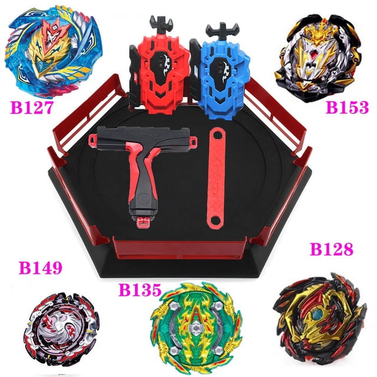 Zhujingwen New Tops Launchers Beyblade Burst Set Toys With Starter And Arena Bayblade Metal God Blayblade Top Bey Blade Blades Toys Other
