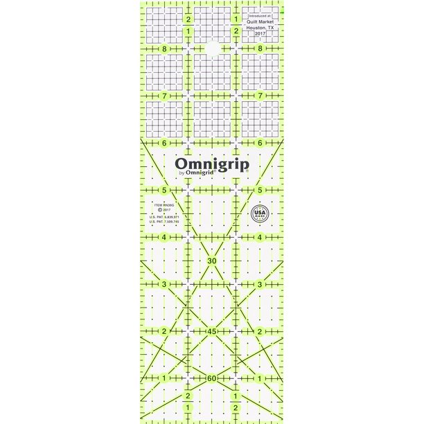 Omnigrip By Omnigrid Non-Slip Ruler 3"X9"- - Walmart.com