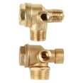 3-Way Unidirectional Check Valve Connect Pipe Brass/Zinc Alloy Air ...