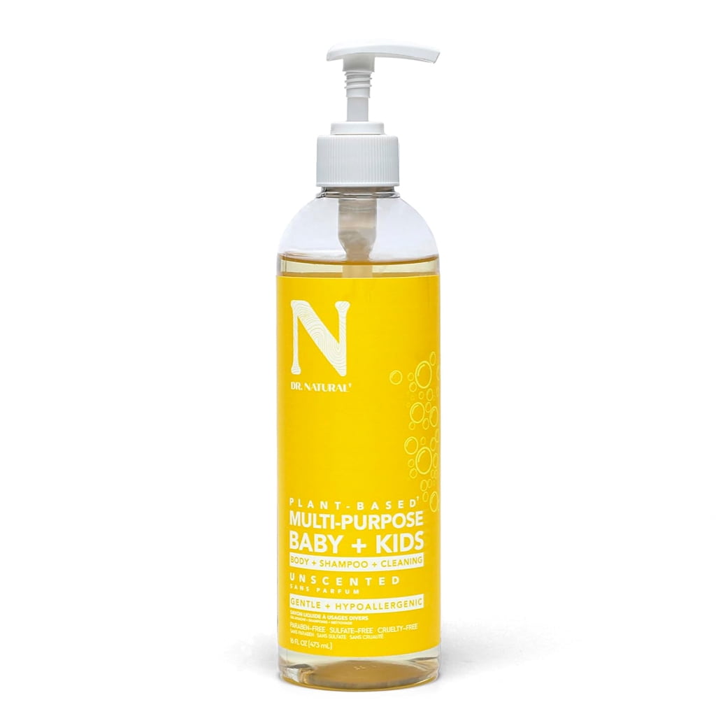 Dr. Natural Shampoo y Jabón Multiusos 473ml. Sin Esencia. 100% Natural ...