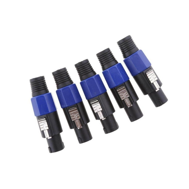 serony 4 Pin Professional Speaker Connector Male Audio Plug Jack ...