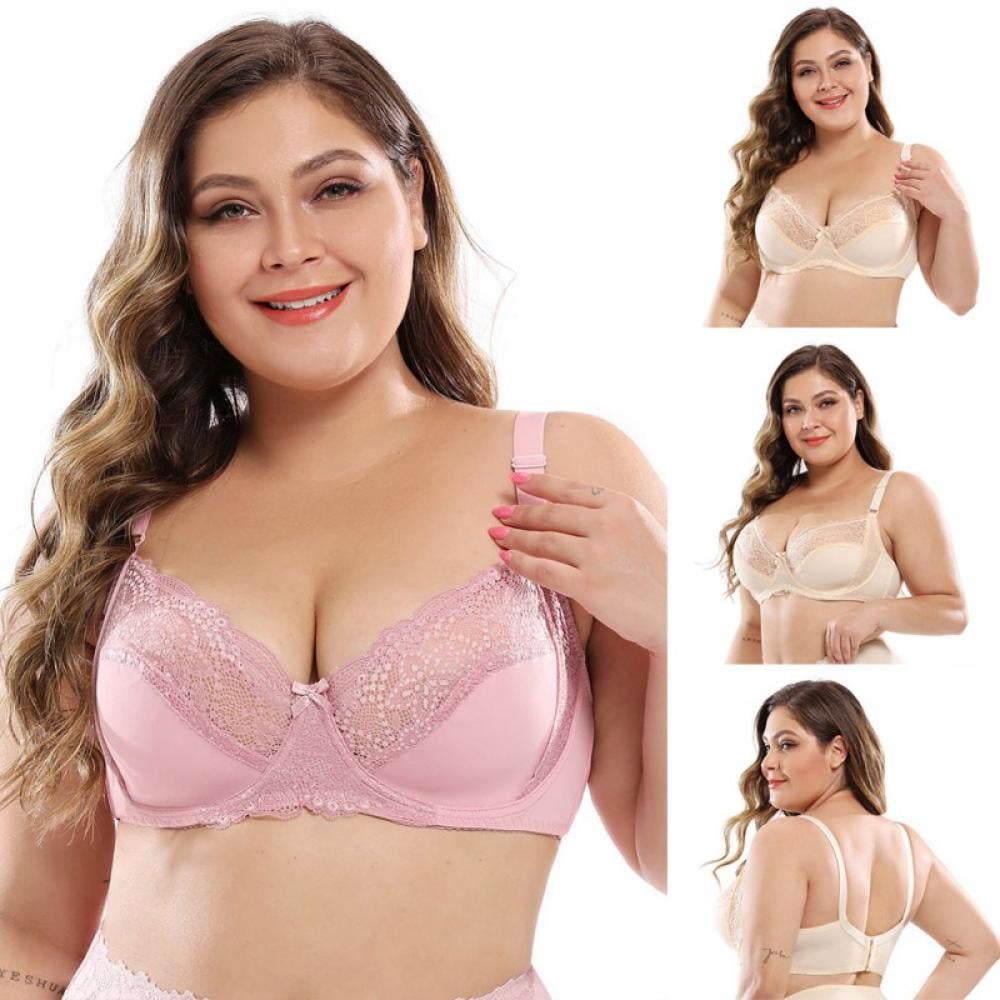Womens Full Figure Minimizer Bras Comfort Large Busts Underwire Plus