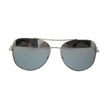 Michael Kors MK 1121 Metal Womens Aviator Sunglasses Silver 58mm Adult ...