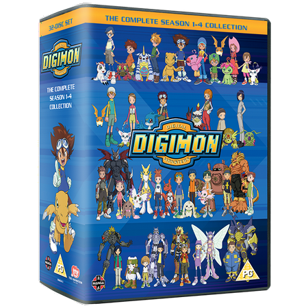Digimon Digital Monster: The Complete Series Seasons 1-4 DVD Box Set ...