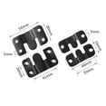Heavy Duty Flush Mount Brackets Picture Hangers Photo Frame Hook for ...