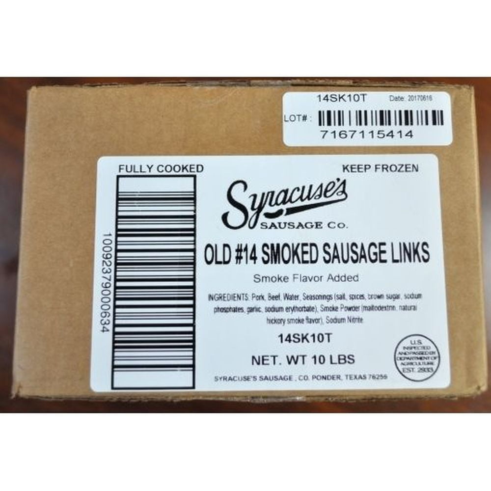 Syracuse Mini Smoked Sausage Link, 1.6 Ounce -- 100 per Case. - Walmart.com