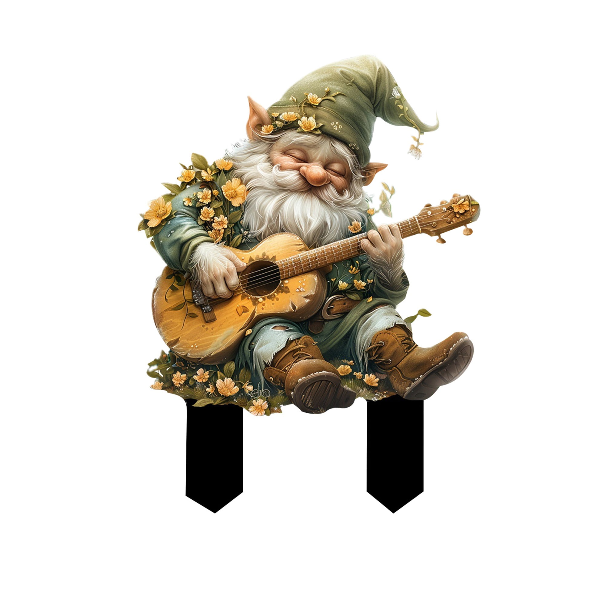 Click here for Honganda Irish Spring Gnome Garden Stake Playing G... prices