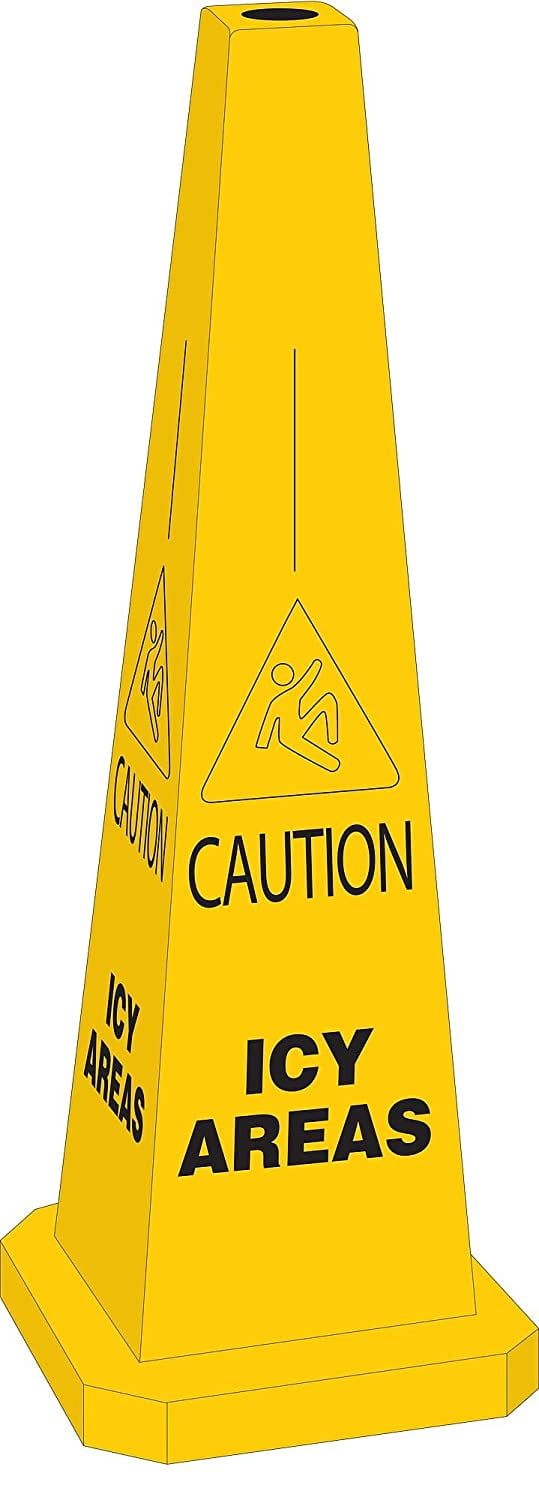Brady 103682 Bradycone Warning System, 35" Height, Yellow - Walmart.com