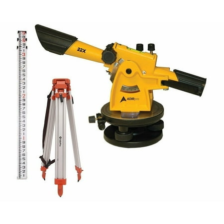 AdirPro 22X Automatic Speed Line Optical Transit Level, 16 foot in Feet ...