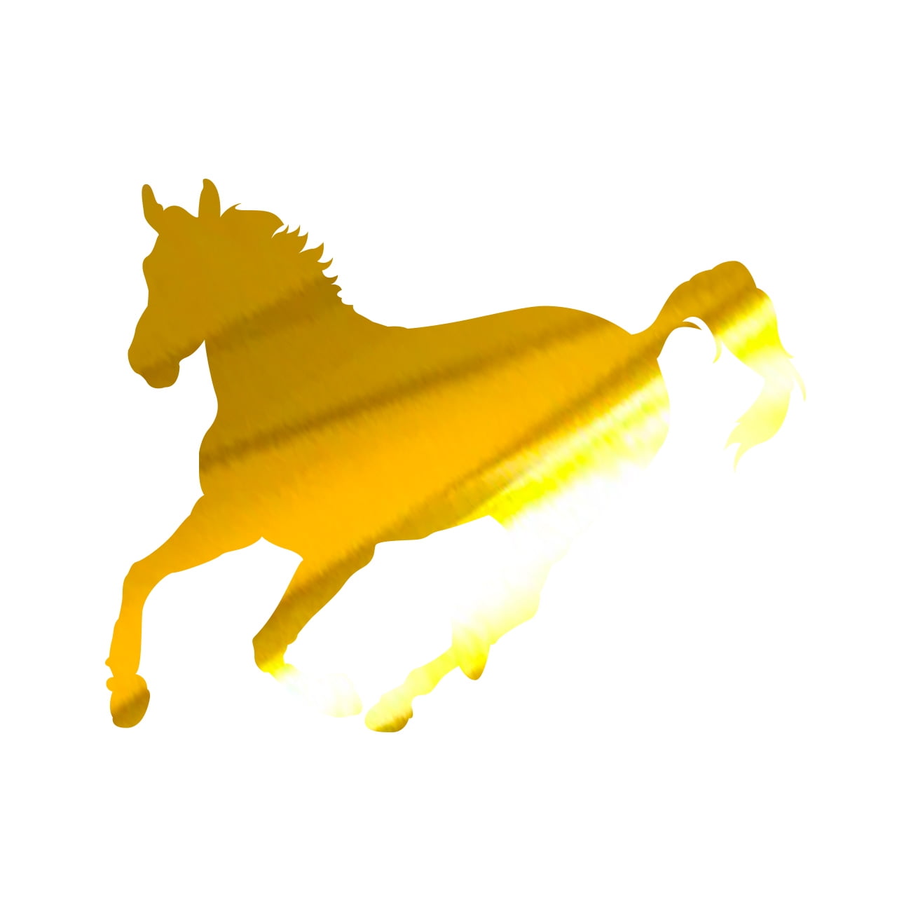 Horse Running Sticker Decal Die Cut - Self Adhesive Vinyl ...