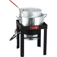Fryin' Saucer Outdoor Portable Propane Deep Fryer, Gas Outside Cooker ...