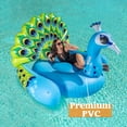 Joyfy, Inflatable Peacock Pool Float, 66"x62"x48", Adult Water Lounge ...