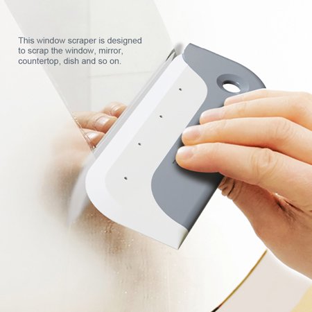 Pack of 3 Living Room Bathroom Reusable Scrapers Kitchen Window Scraper ...