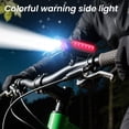 awjaisca Bicycle Headlight Tail Light Waterproof High Lumens Type-C ...