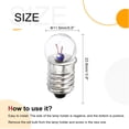 Uxcell 2.5V E10 Warm Yellow Light Mini Incandescent Bulbs with Box 1 ...