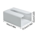 1-3PC Tissue Box Cover Self Adhesive Wall Mounted Tissue Box Holder No ...