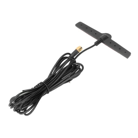 Car Patch Antenna, ABS + Copper Cars Adhesive Mount Antennas RG174 Line ...