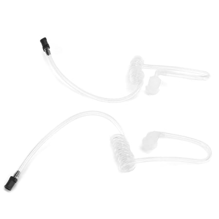 Talkie Earpiece Tube, Earmold Tube 2 Way Tube With 2 X Earplug ...