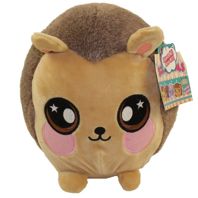 Squeezamals 8 inch Squishy Scented Slow Rise Plush (Harley The Hedgehog ...