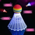 Lixmnse Luminous Badminton Rackets for Kids, Colorful LED Lights for ...