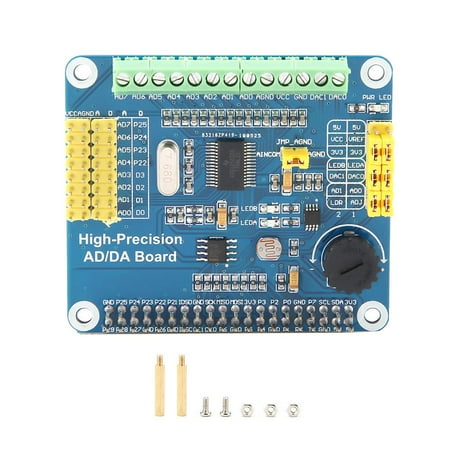 Peahefy AD/DA Expansion Board,High Precision AD/DA Expansion Board for ...