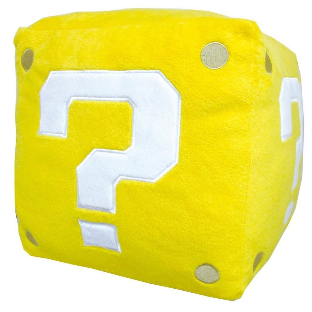 Super Mario Question Block Plush Toy - Walmart.com