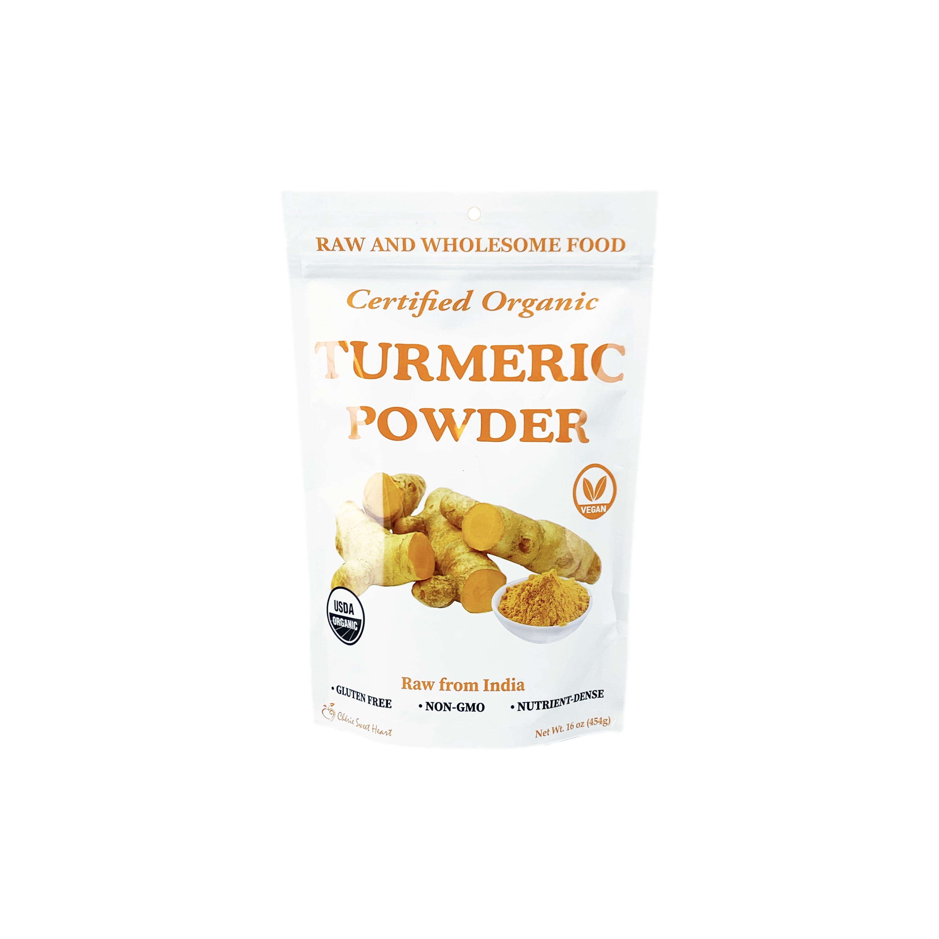 Cherie Sweet Heart Turmeric Root Powder Certified Organic 16 oz ...