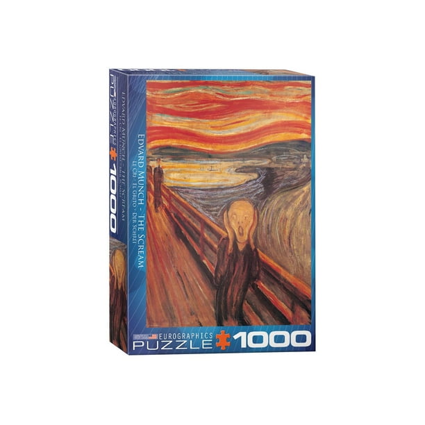 Eurographicspuzzles - The Scream - Jigsaw Puzzle - 1000 Pieces ...