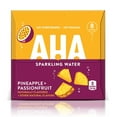 AHA Unsweetened Flavored Sparkling Water, Pineapple and Passionfruit ...