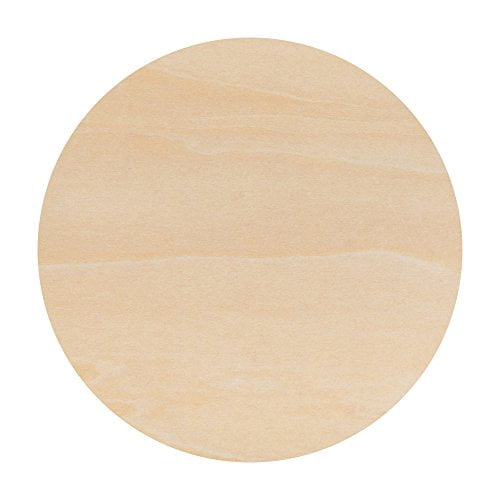 6" Wooden Circle - Pack of 5 - Unfinished Wood Circle Cutouts - By ...
