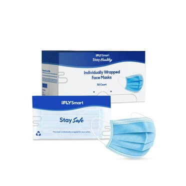 Black Disposable Face Masks, 3-ply Breathable Masks, Elastic Ear Loop ...