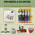 Betters® Edible Ink Cartridges for Canon PGI-280XXL CLI-281XXL, Food ...